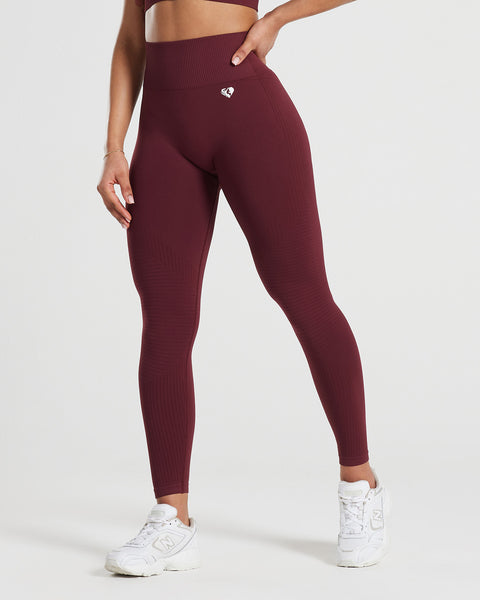 Dark burgundy leggings store